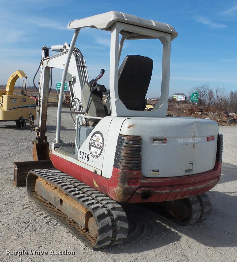 2007 Takeuchi TB135 mini excavator in Sikeston, MO | Item DD2384 sold ...