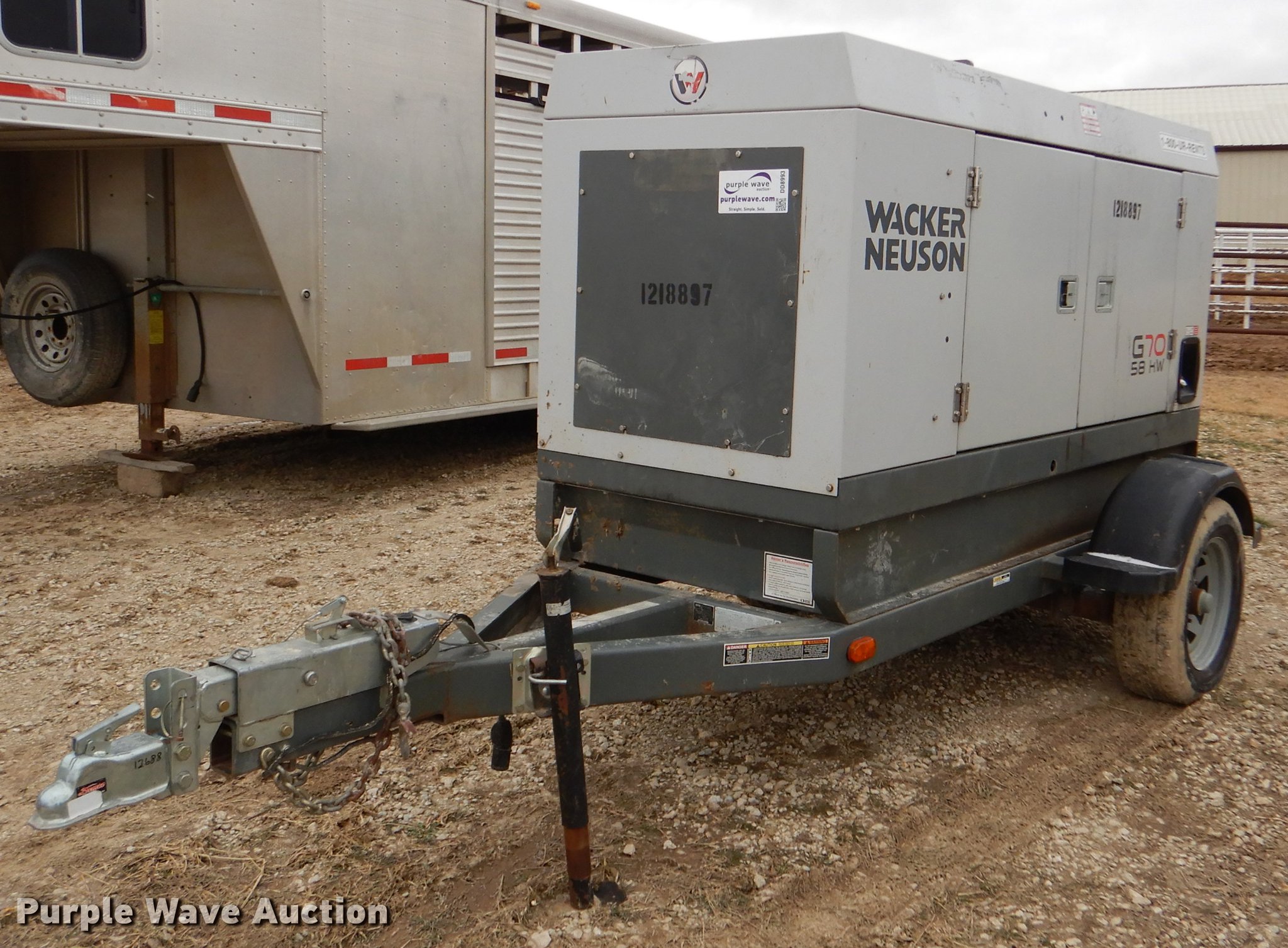 2011 Wacker Neuson G70 generator in Manhattan, KS | Item DD8993 sold ...