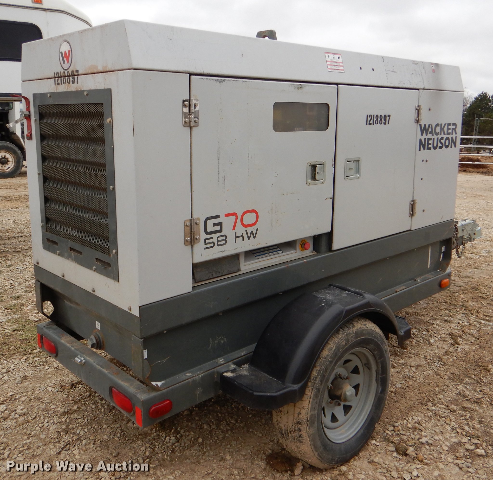 2011 Wacker Neuson G70 generator in Manhattan, KS | Item DD8993 sold ...
