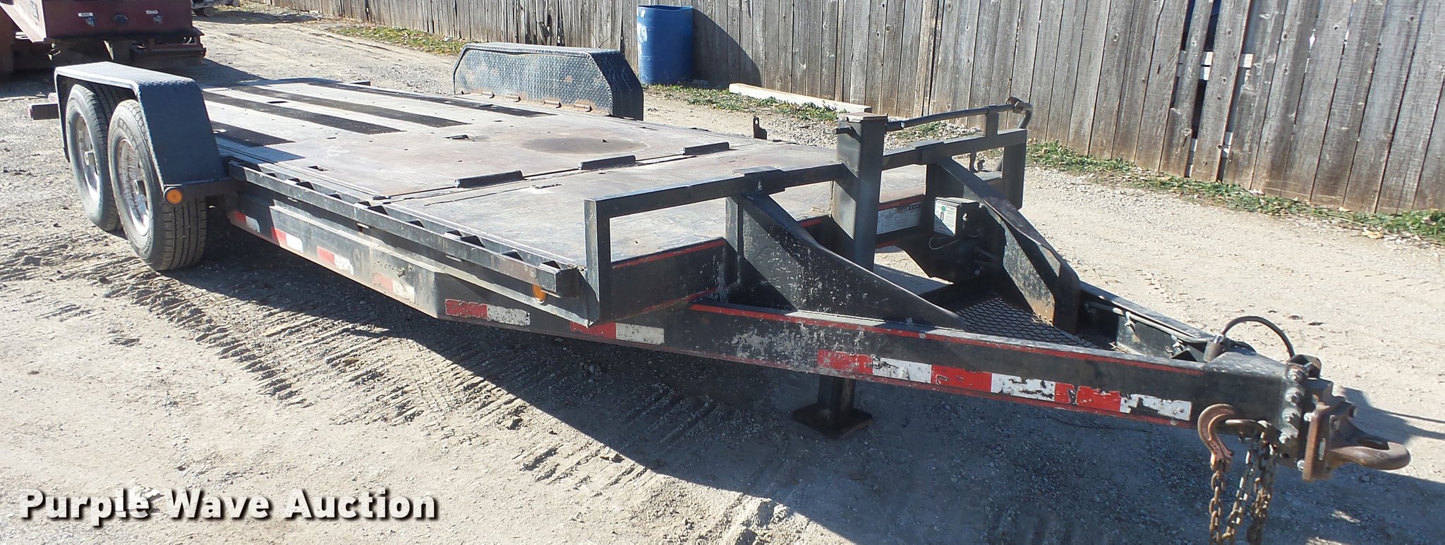 2007 PJ tilt deck equipment trailer in Halstead, KS | Item DG2814 sold ...