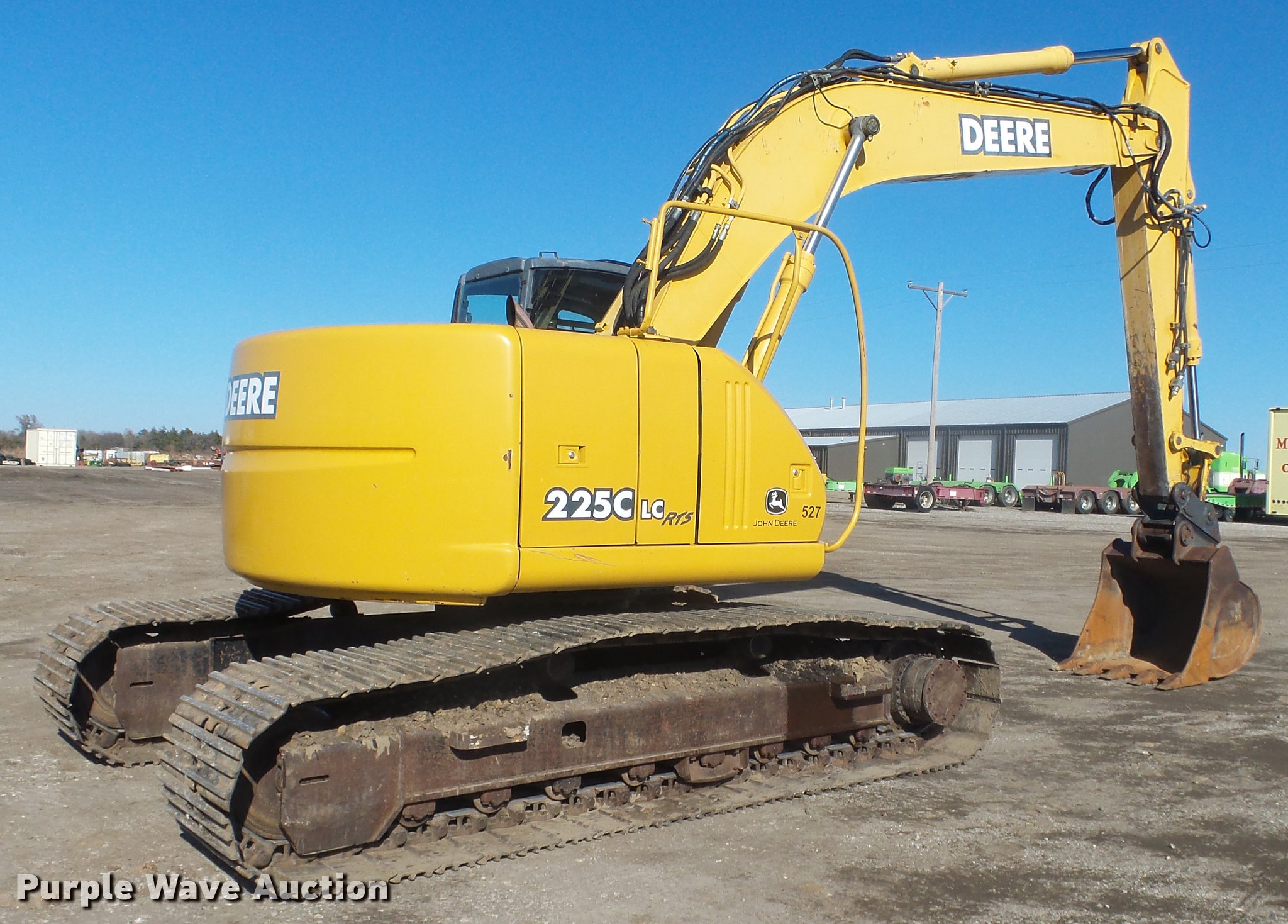2005 John Deere 225C LC excavator in Valley Center, KS | Item DG2823 ...