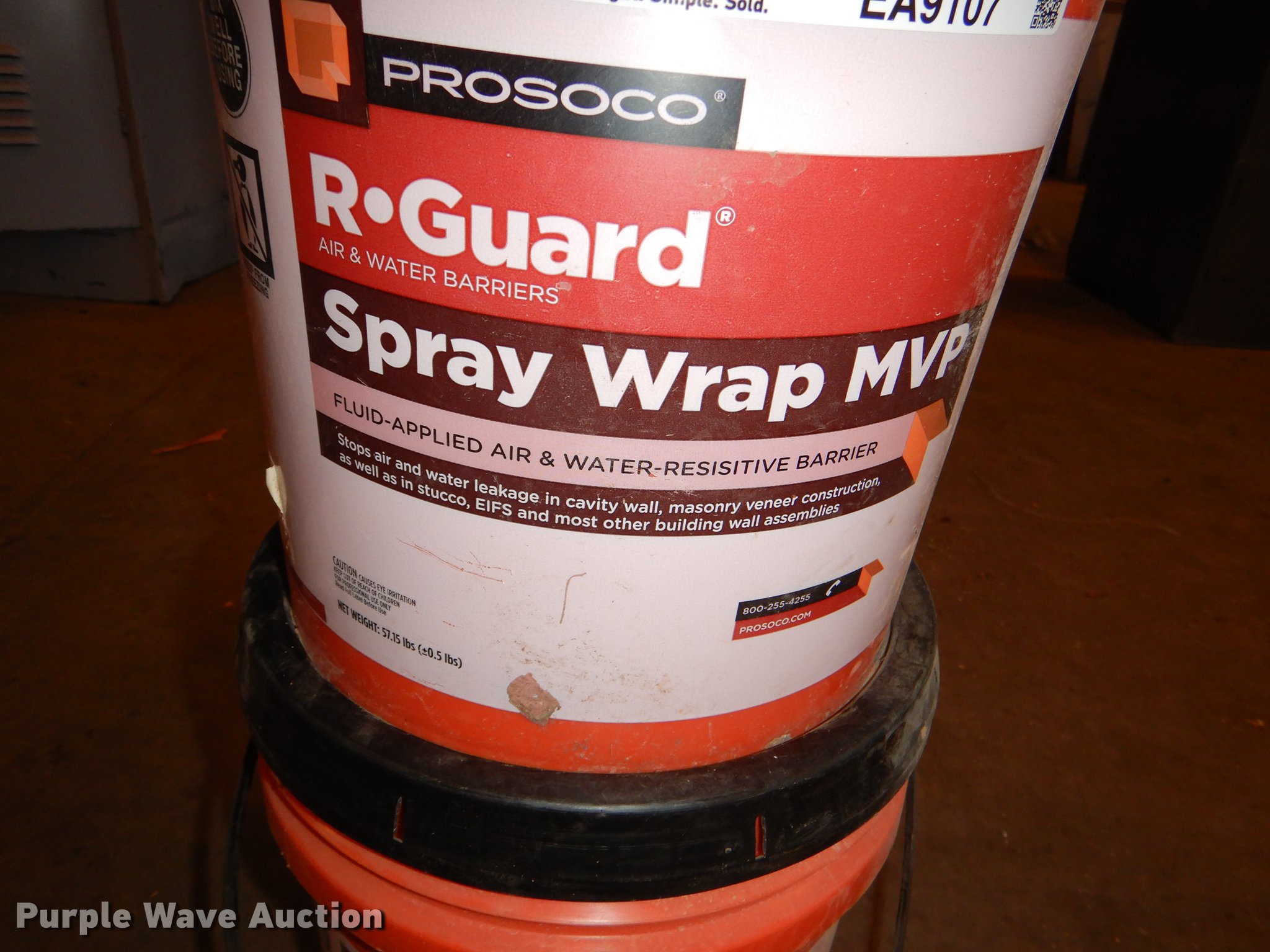 (2) 57 lbs buckets of R-Guard spray wrap MVP in Holton, KS | Item ...