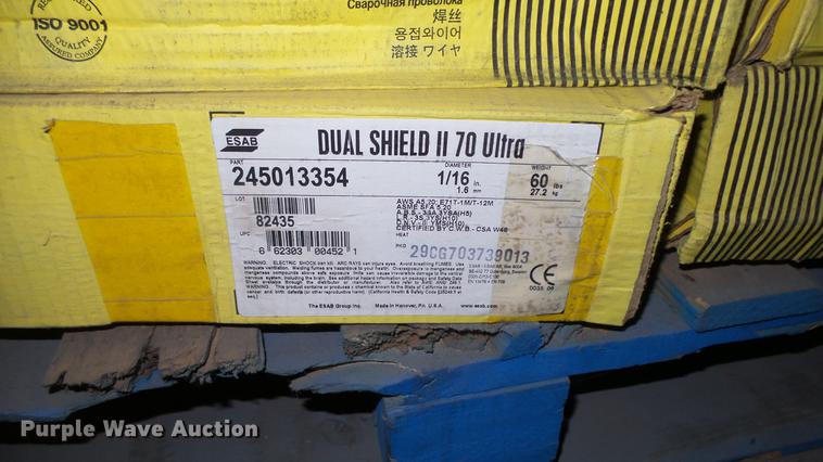 (24) boxes of Esab Dual Shield II 70 Ultra welding wire in Wichita, KS ...