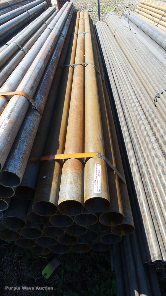 (24) steel pipes in Wichita, KS | Item EM9377 sold | Purple Wave