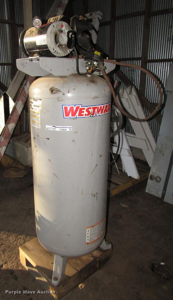 Westward 4ME96 air compressor tank and motor in Milford, KS | Item ...