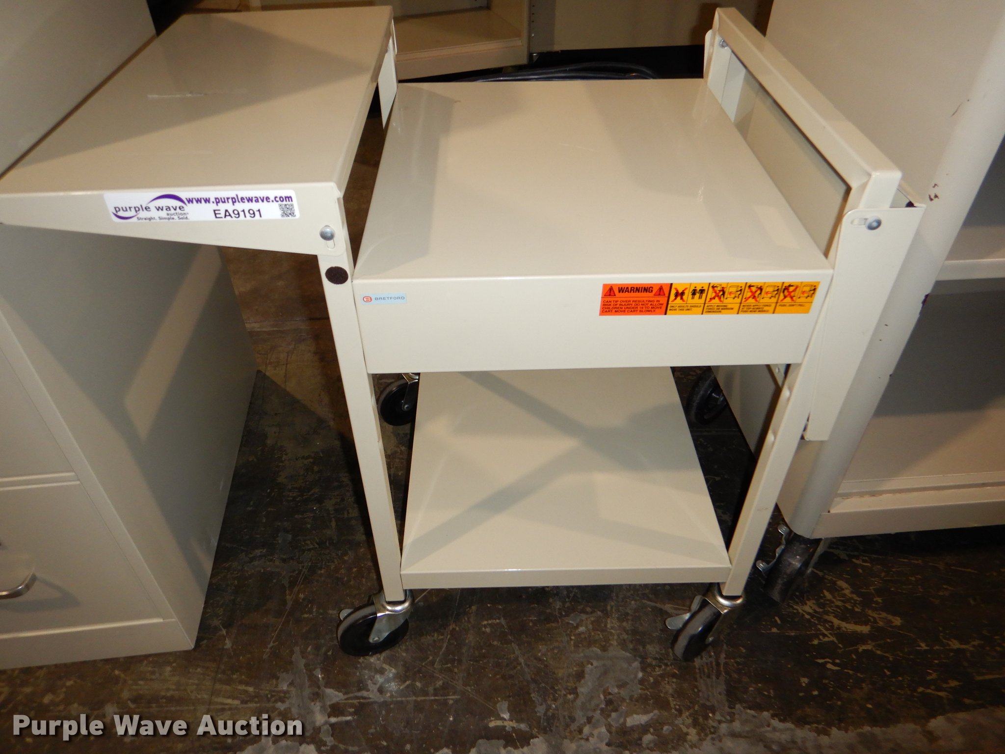 (4) Bretford electronic carts in Junction City, KS | Item EA9191 sold ...