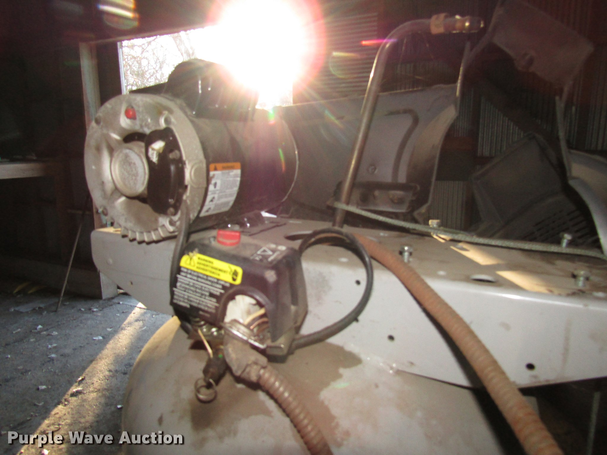 Westward 4ME96 air compressor tank and motor in Milford, KS | Item ...