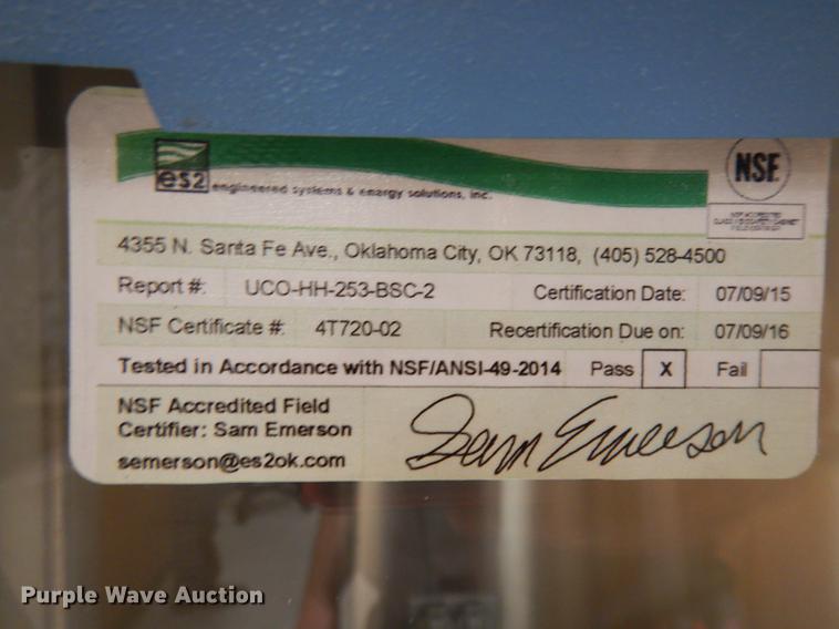 Nuaire biological safety cabinet in Edmond, OK | Item FG9013 sold ...