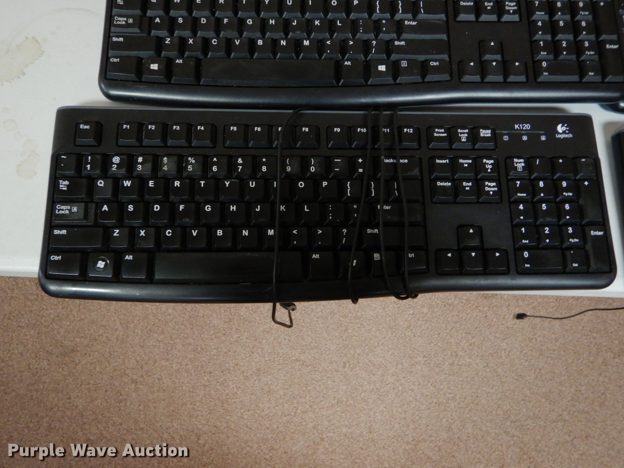 (7) Logitech K120 keyboards in Union , MO | Item FI9541 sold | Purple Wave