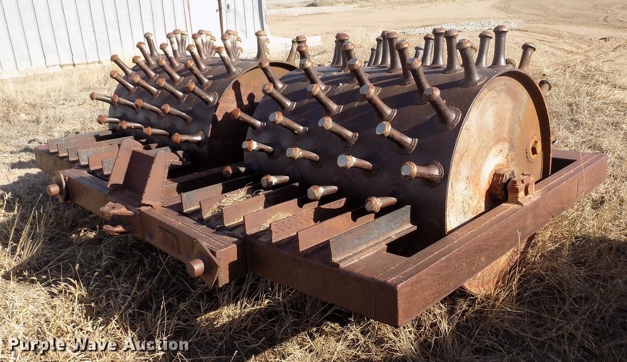 Sheeps foot roller in Jetmore, KS | Item FH9026 sold | Purple Wave