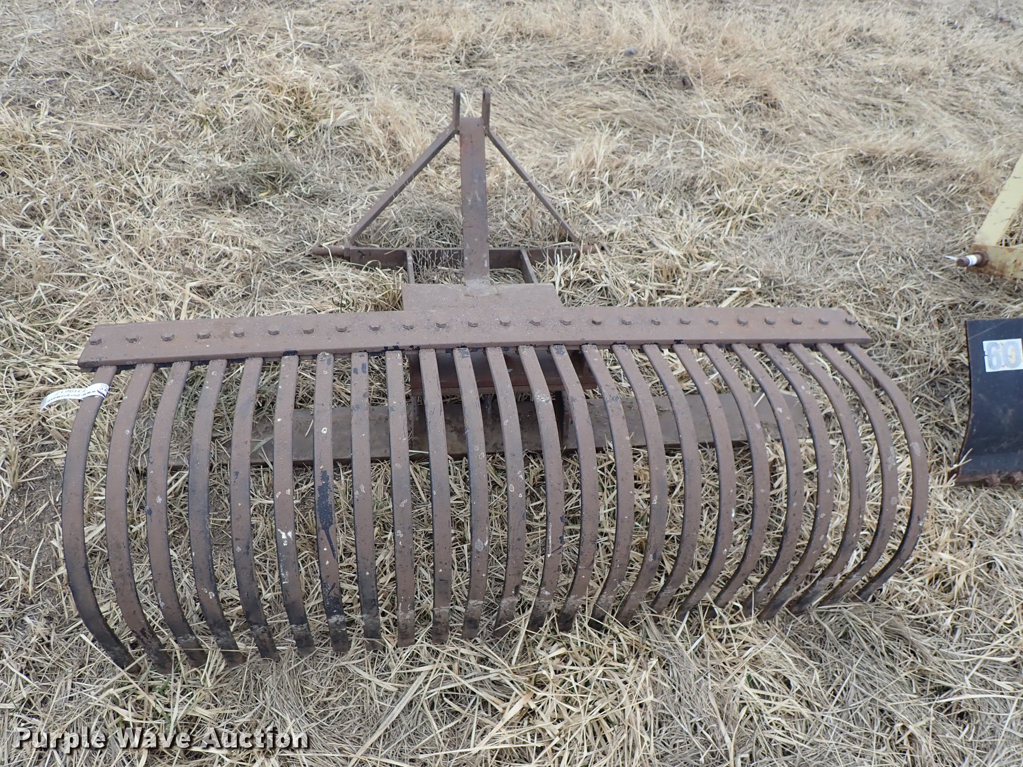 48"W landscape rake in McPherson, KS | Item FH9617 sold | Purple Wave
