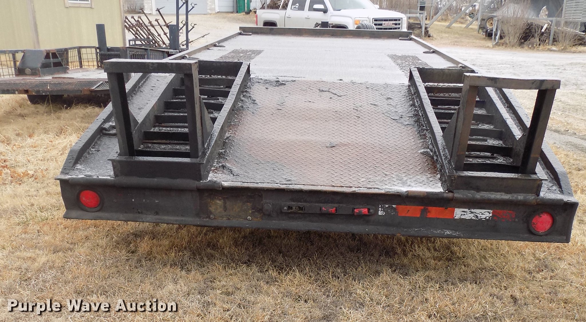 1990 Fleming equipment trailer in Peck, KS | Item DD3633 sold | Purple Wave