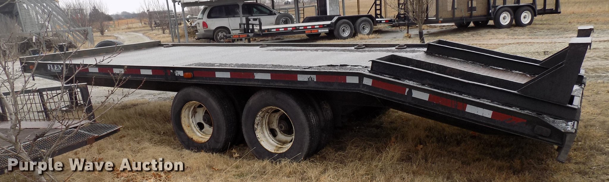 1990 Fleming equipment trailer in Peck, KS | Item DD3633 sold | Purple Wave