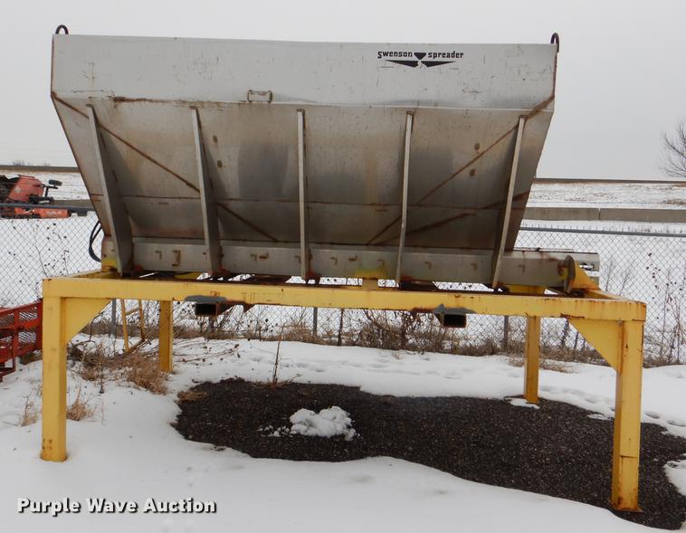 Shop built stainless steel salt conveyor hopper in Topeka, KS | Item ...