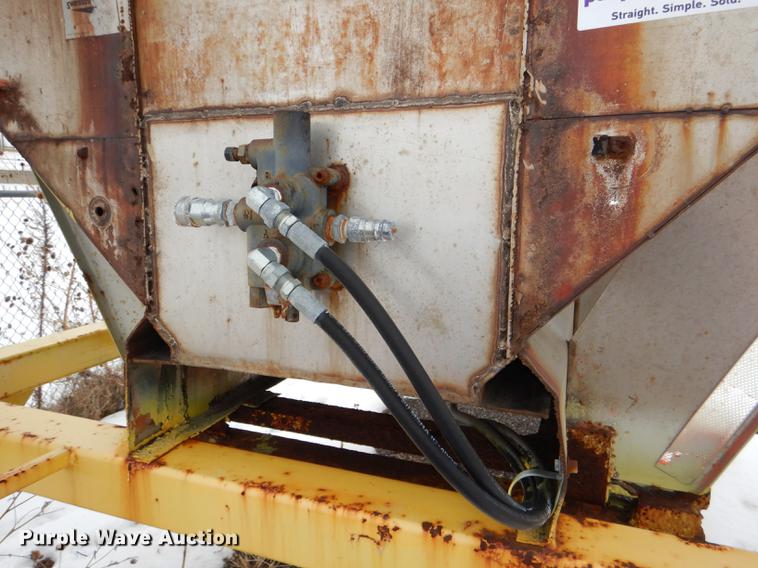 Shop built stainless steel salt conveyor hopper in Topeka, KS | Item ...