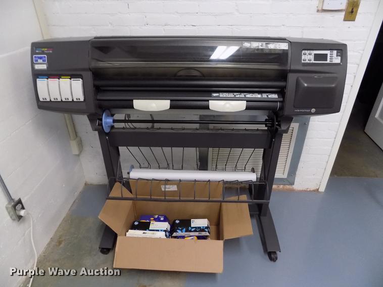 HP Designjet 1050C plotter in Norton, KS | Item EH9416 sold | Purple Wave