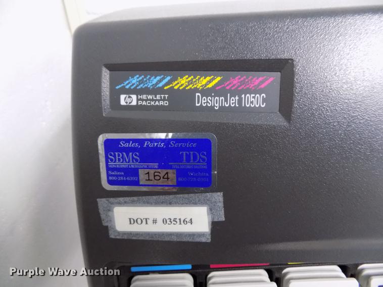 HP Designjet 1050C plotter in Norton, KS | Item EH9416 sold | Purple Wave