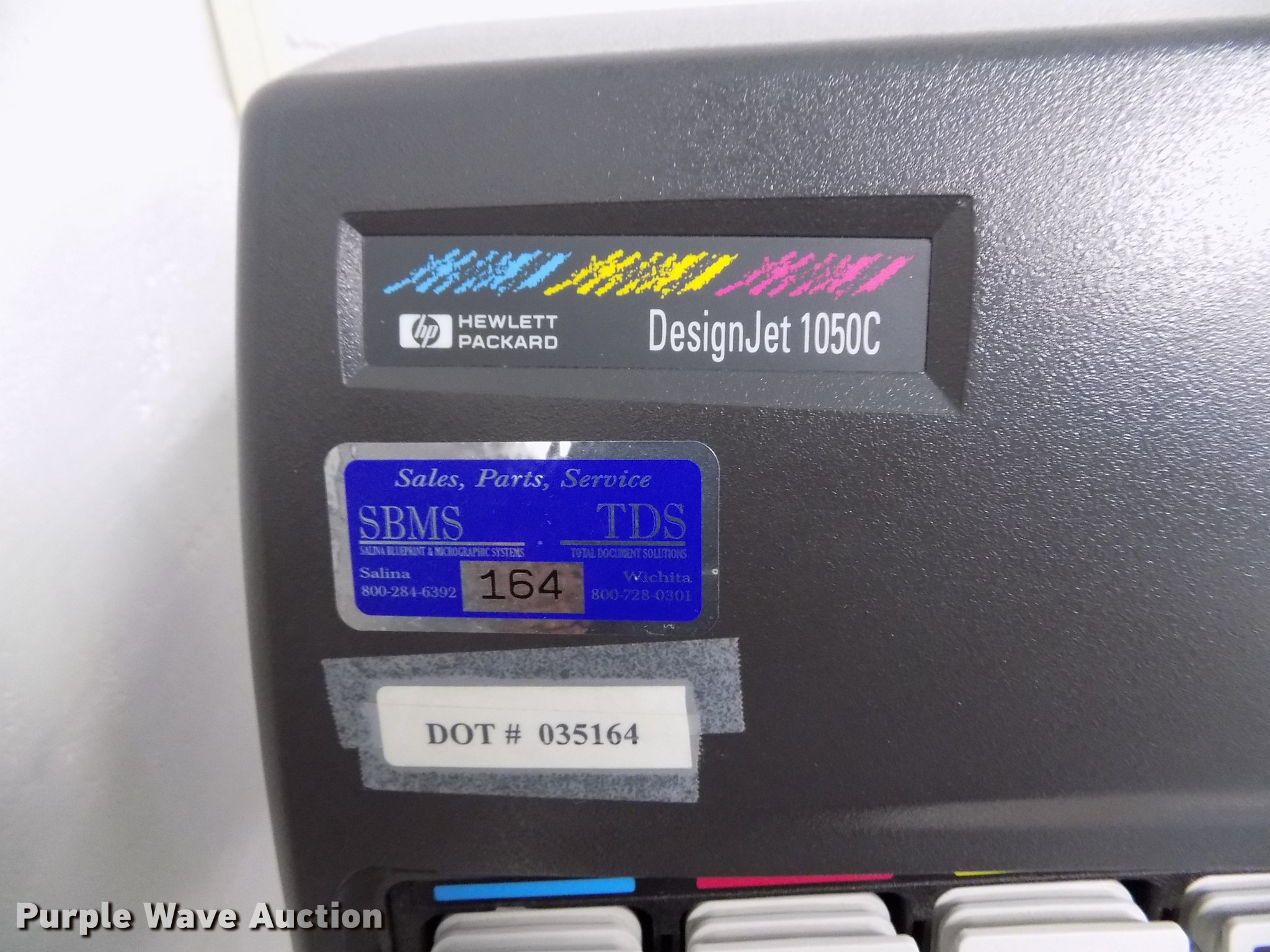 HP Designjet 1050C plotter in Norton, KS | Item EH9416 sold | Purple Wave