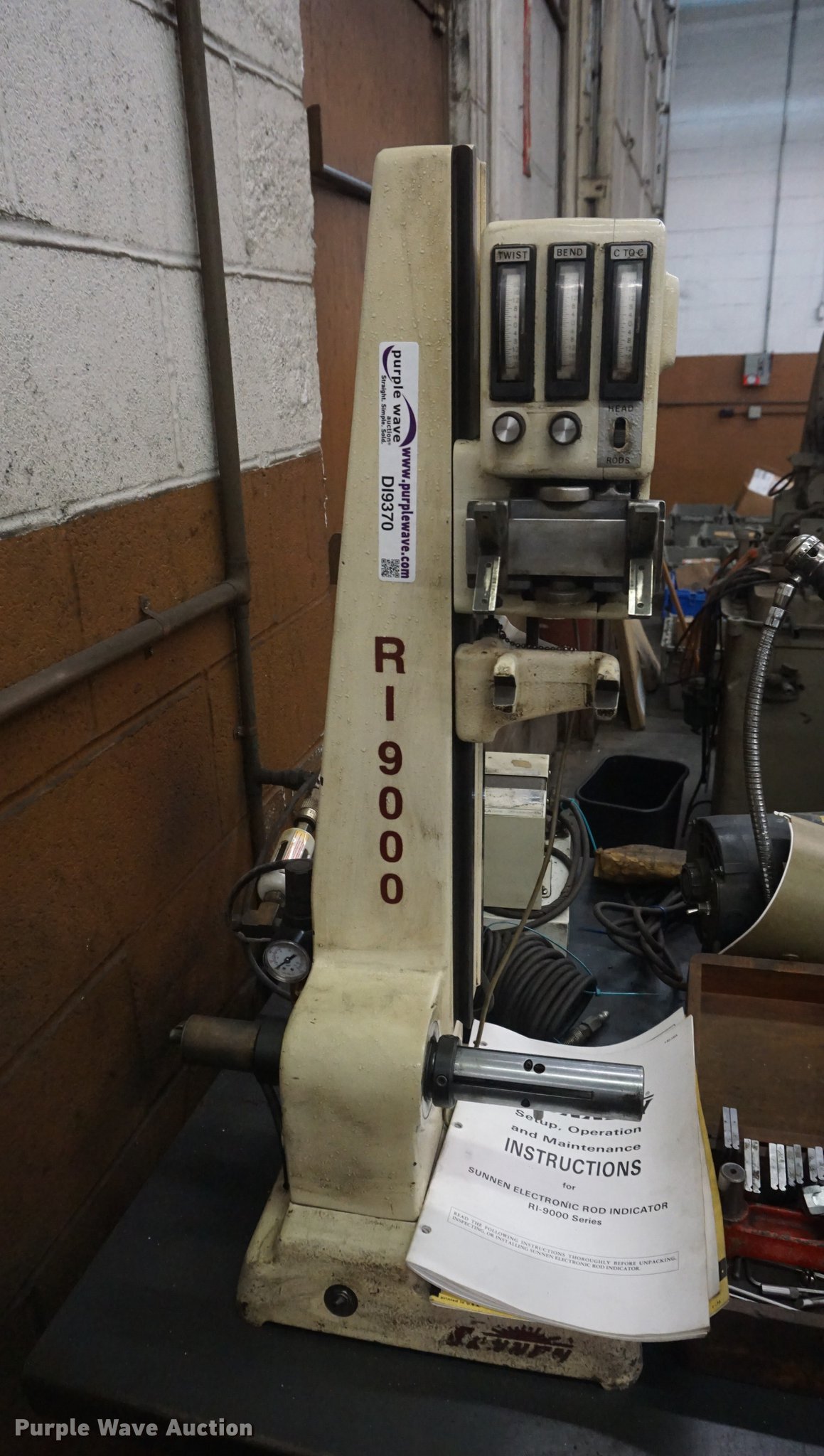 Sunnen RI9000 electronic rod indicator in Kansas City, KS | Item DI9370 ...
