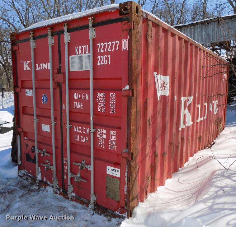 K-Line storage container in Red Oak, IA | Item DE7612 sold | Purple Wave