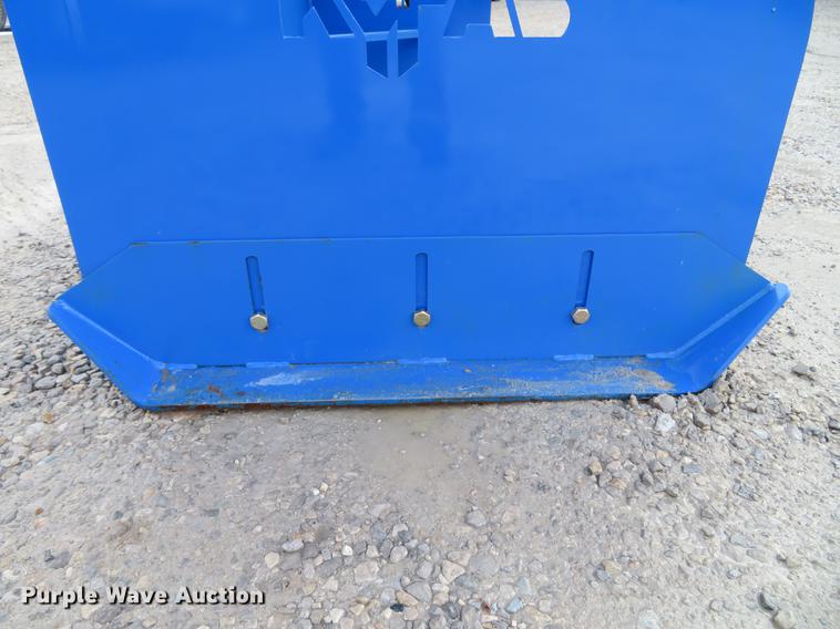 Kyfab 8'W snow pusher in Fenton, MO | Item EV9582 sold | Purple Wave