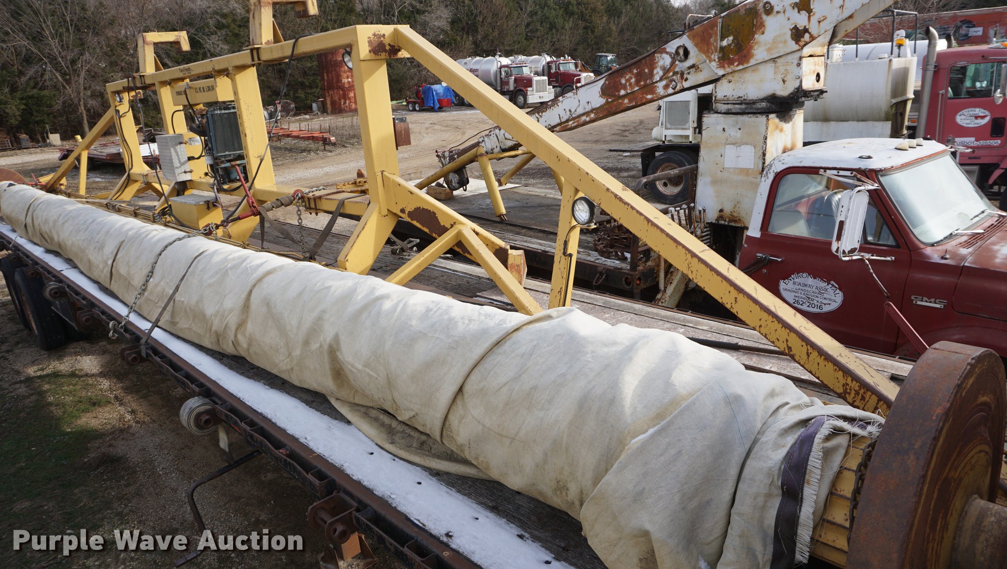 Tarpomatic 40F tarp machine in Stilwell, KS | Item DF1708 sold | Purple ...