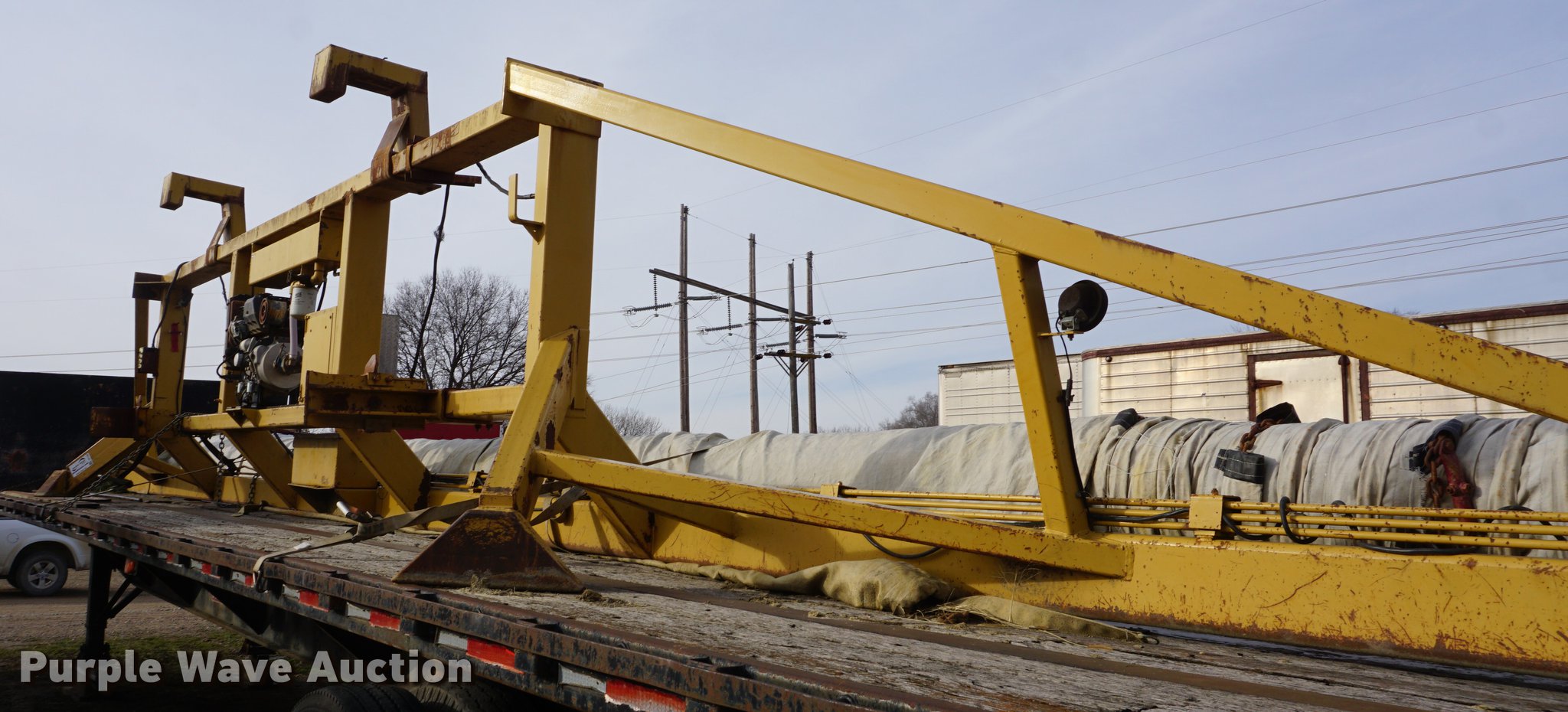 Tarpomatic 40F tarp machine in Stilwell, KS | Item DF1708 sold | Purple ...