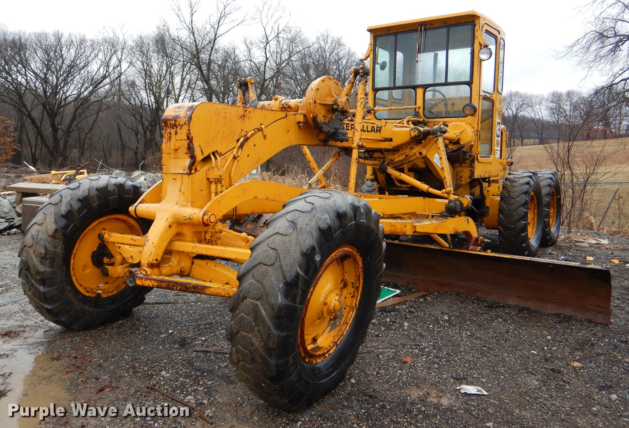 1972 Caterpillar 112F rigid frame motor grader in Atchison, KS | Item ...