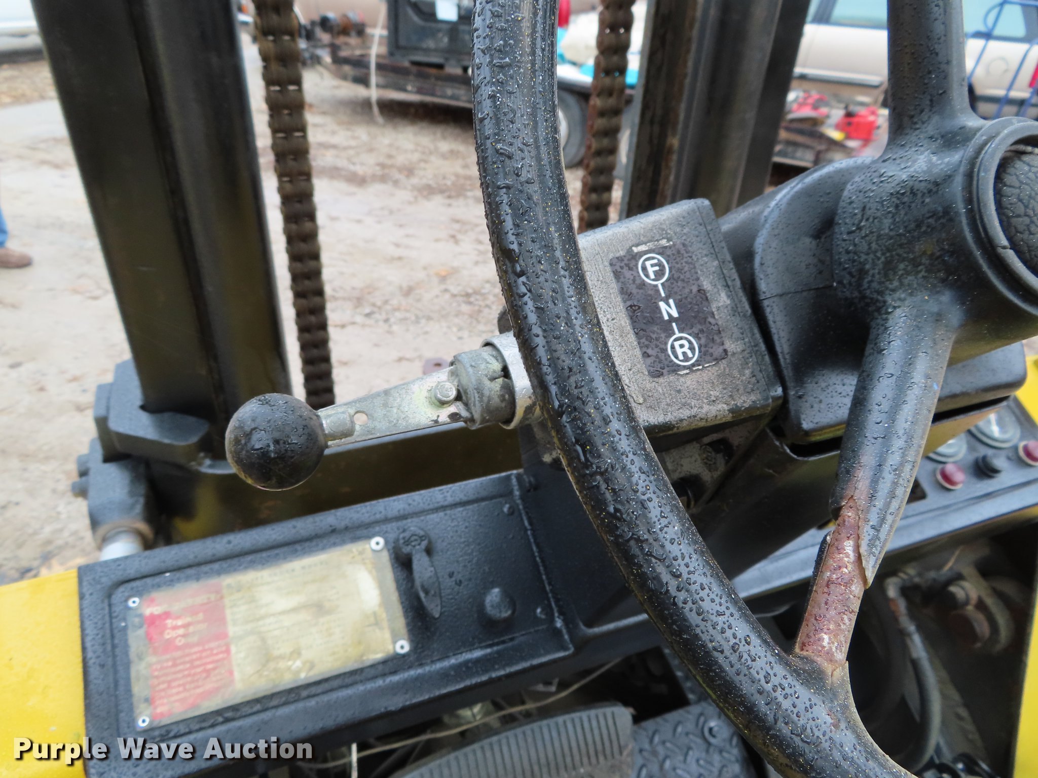 2005 Hyster H70E forklift in Tonganoxie, KS | Item DF7700 sold | Purple ...
