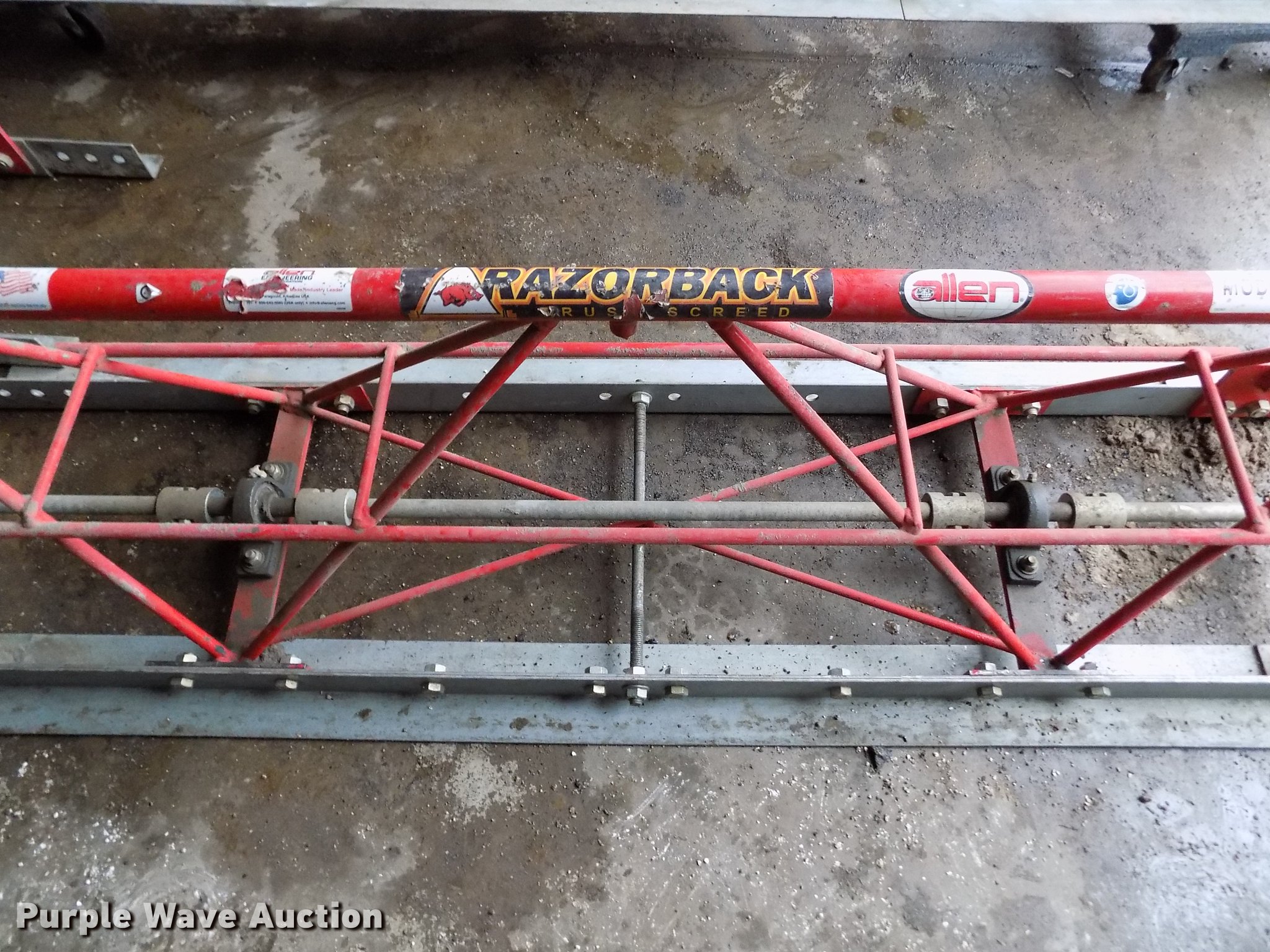 Allen Razorback SE12 screed in Hays, KS | Item FA9537 sold | Purple Wave