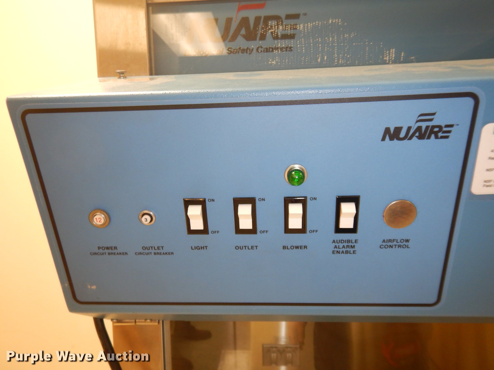 Nuaire biological safety cabinet in Edmond, OK | Item FG9013 sold ...