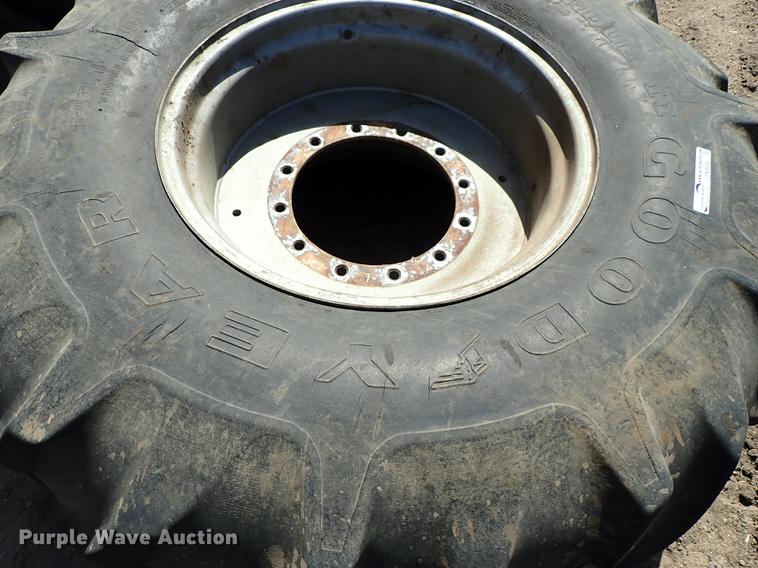 (2) 23.1-30 tires and wheels in Kinsley, KS | Item FN9838 sold | Purple ...