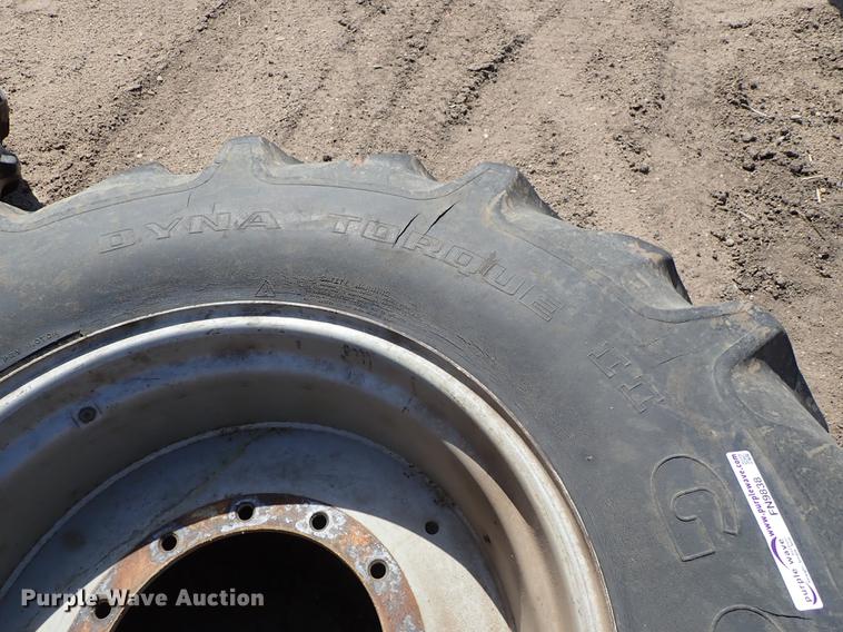 (2) 23.1-30 tires and wheels in Kinsley, KS | Item FN9838 sold | Purple ...