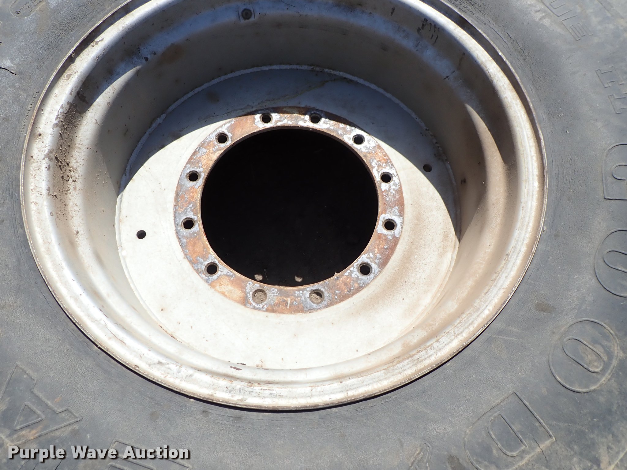 (2) 23.1-30 tires and wheels in Kinsley, KS | Item FN9838 sold | Purple ...