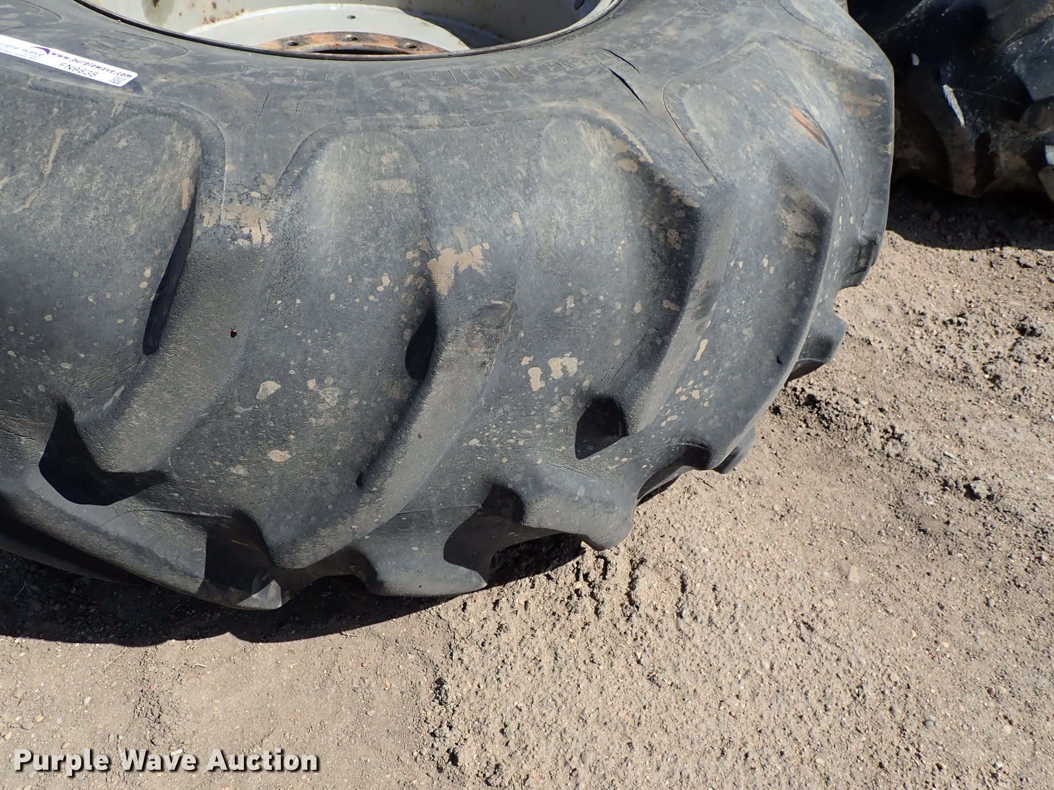 (2) 23.1-30 tires and wheels in Kinsley, KS | Item FN9838 sold | Purple ...