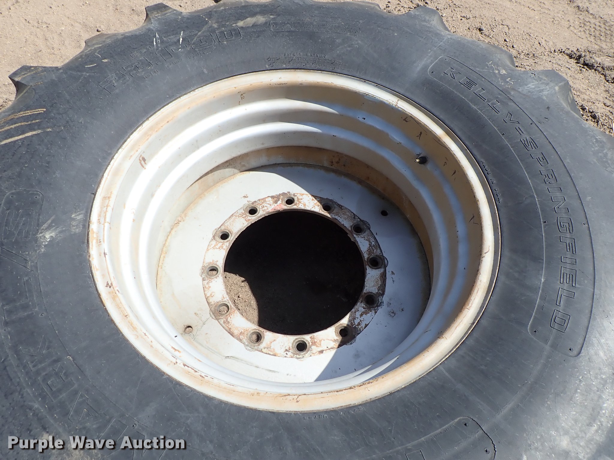 (2) 23.1-30 tires and wheels in Kinsley, KS | Item FN9838 sold | Purple ...