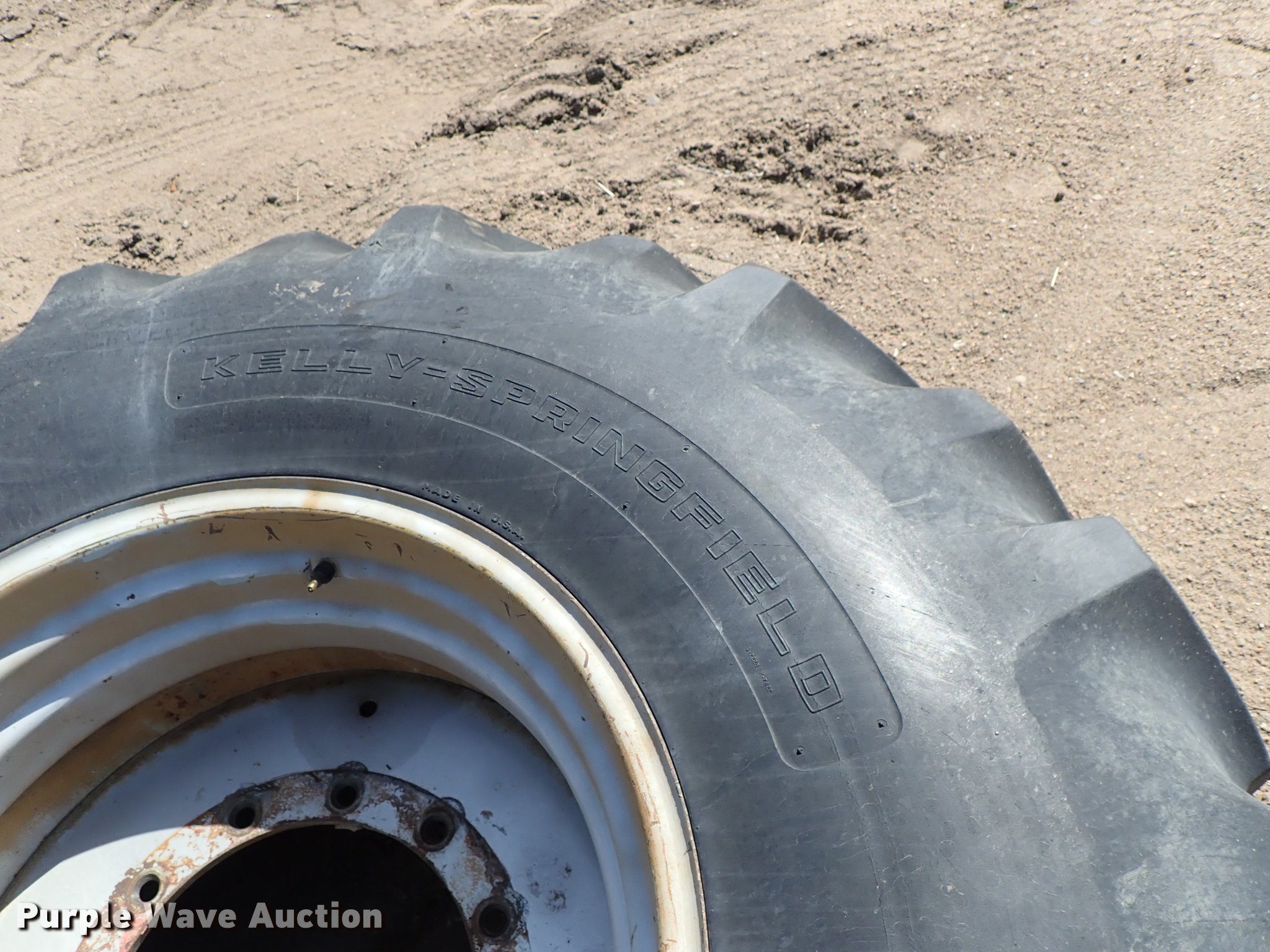(2) 23.1-30 tires and wheels in Kinsley, KS | Item FN9838 sold | Purple ...