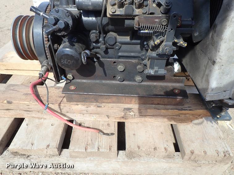 Mitsubishi L-38 three cylinder diesel engine in Kinsley, KS | Item ...