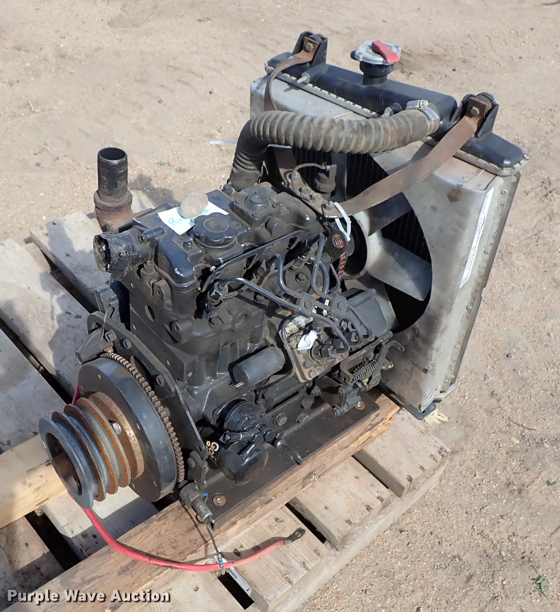 Mitsubishi L-38 three cylinder diesel engine in Kinsley, KS | Item ...