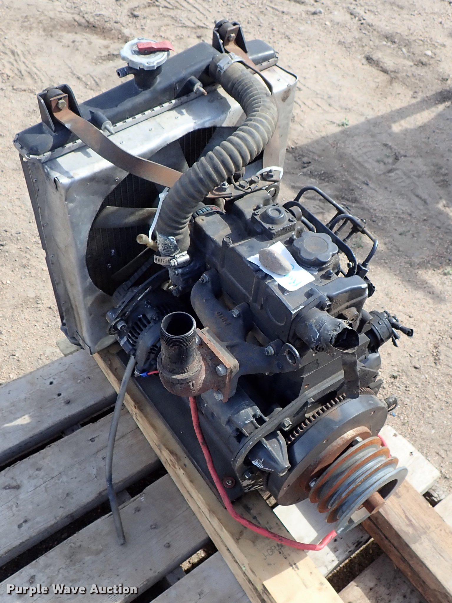 Mitsubishi L-38 three cylinder diesel engine in Kinsley, KS | Item ...