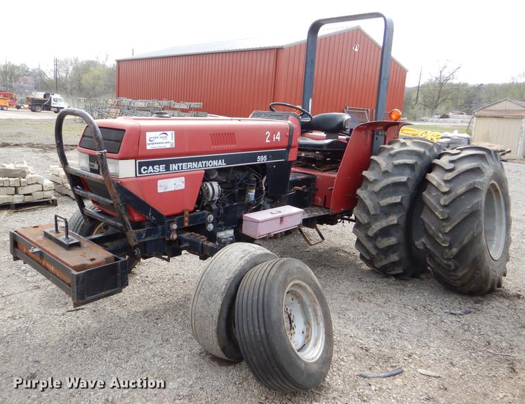 1993 Case IH 595 tractor in Leavenworth, KS | Item DG0962 sold | Purple ...