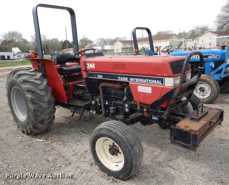 1993 Case IH 595 tractor in Leavenworth, KS | Item DG0962 sold | Purple ...