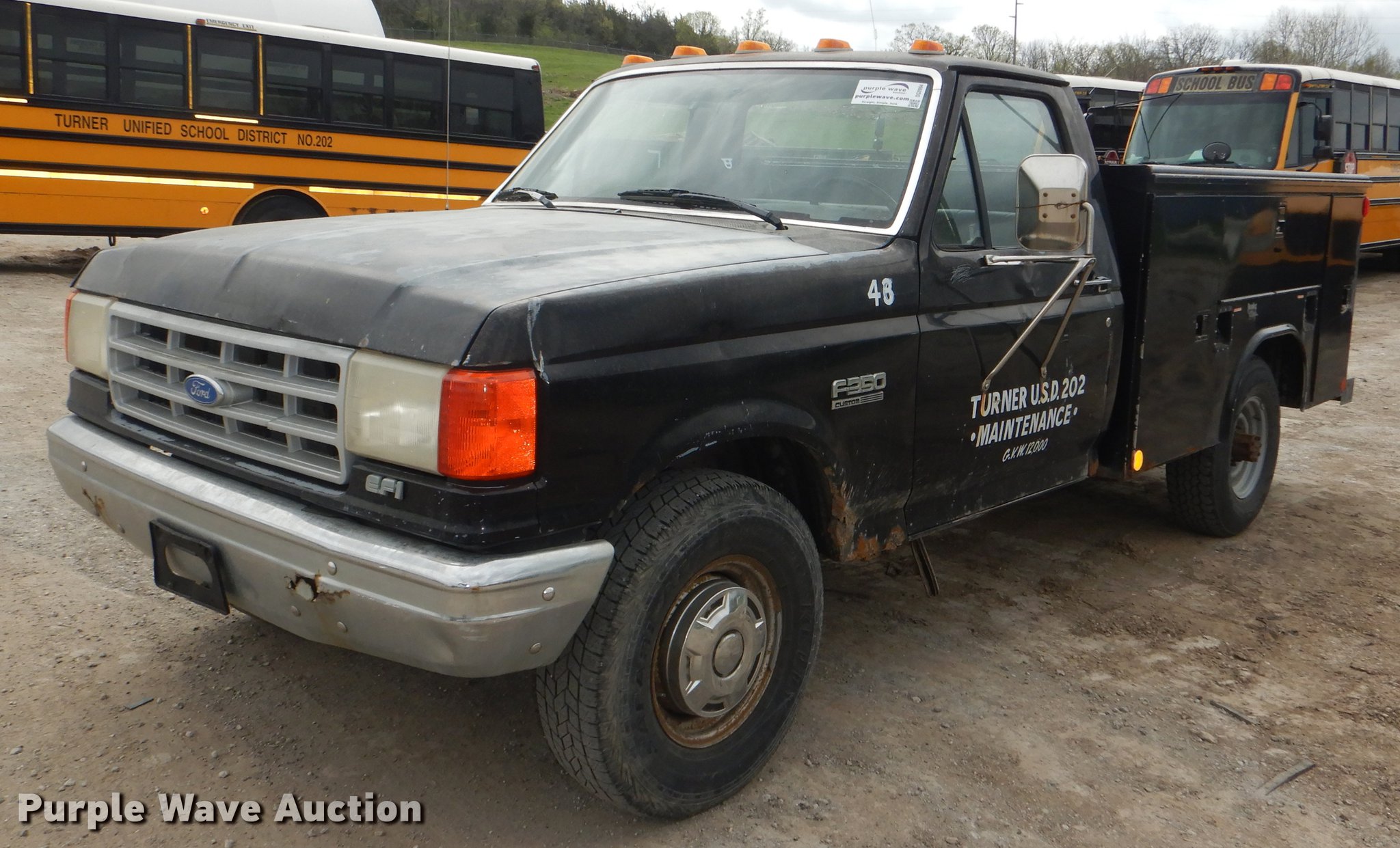 1991 Ford F350 Custom utility bed pickup truck in Kansas City, KS ...