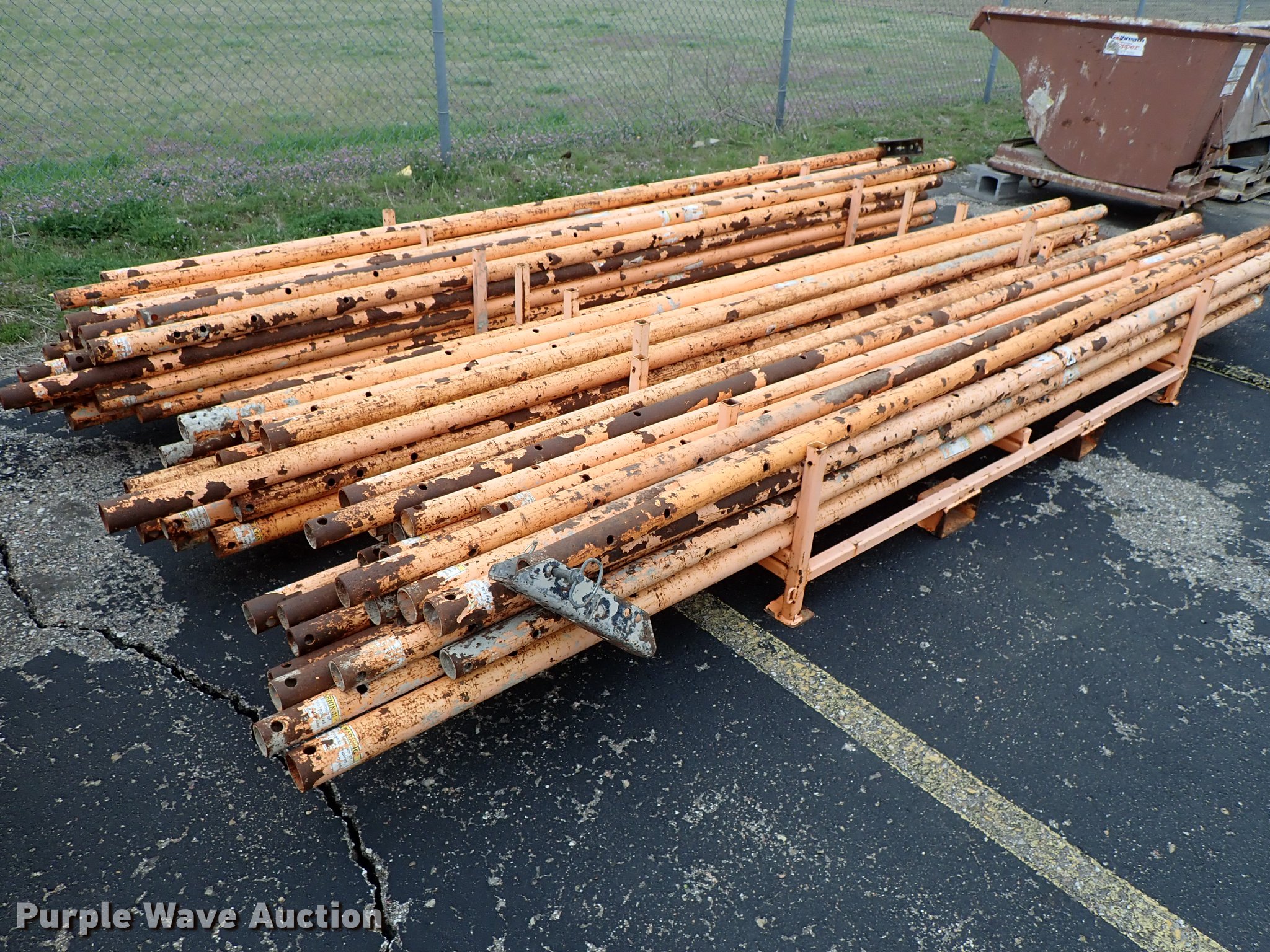 Hog Legs wall bracing system in Wichita, KS | Item FN9880 sold | Purple ...