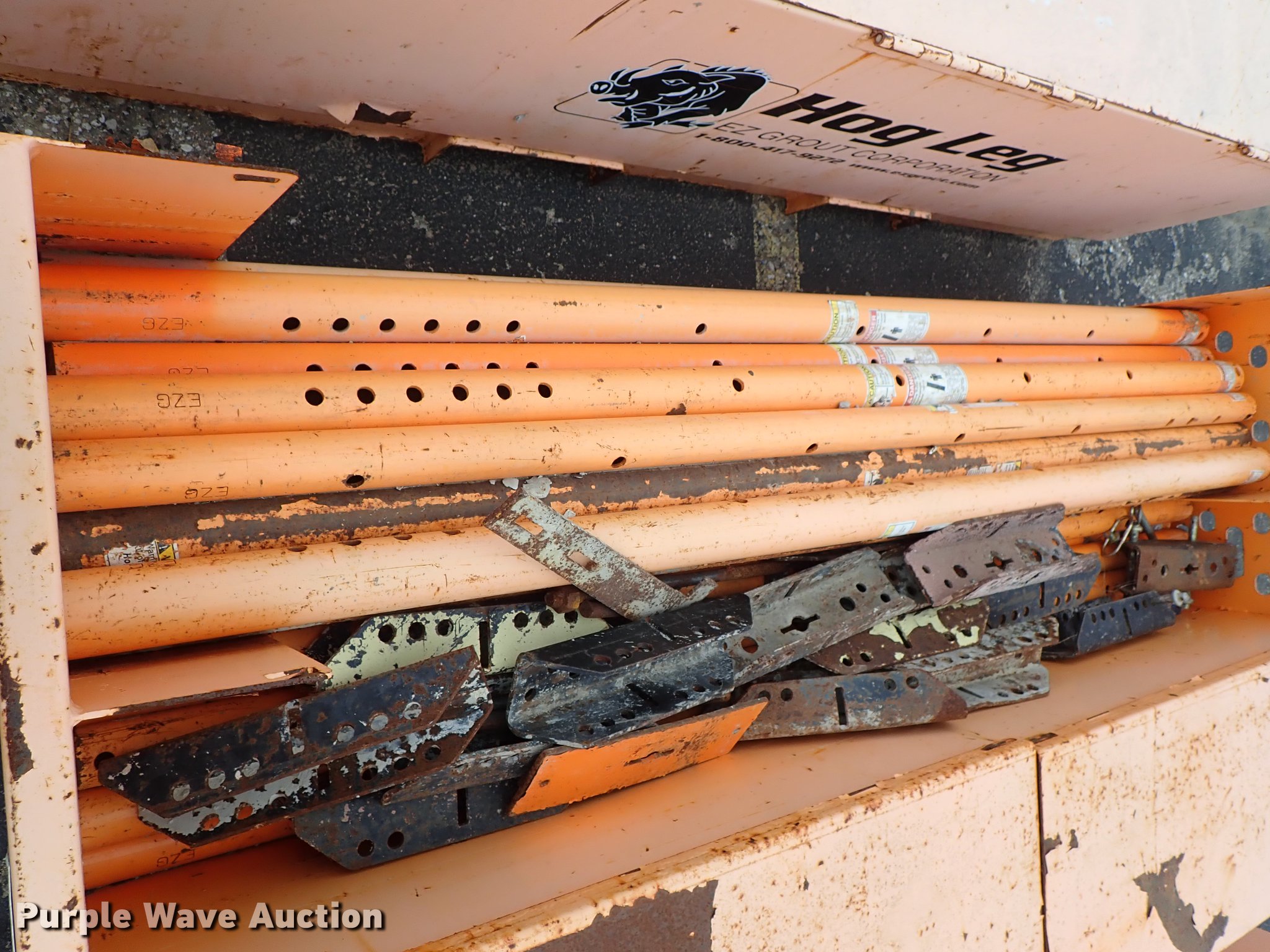 Hog Legs wall bracing system in Wichita, KS | Item FN9880 sold | Purple ...