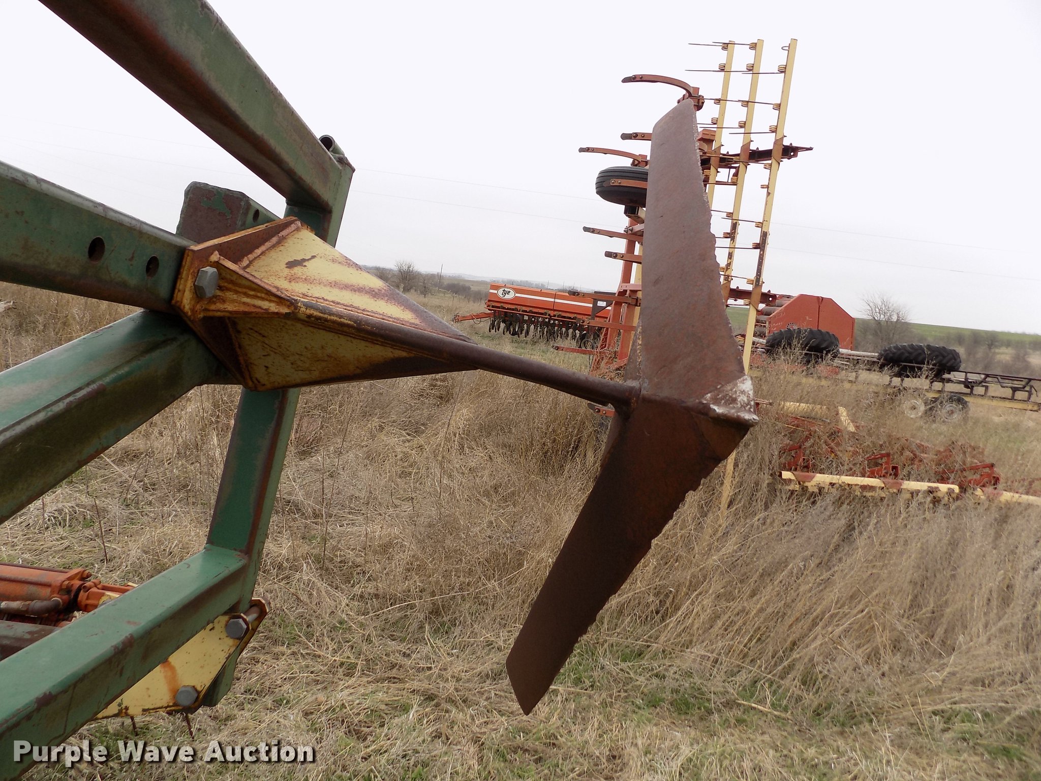 Noble sweep plow in Luray, KS | Item DE1121 sold | Purple Wave