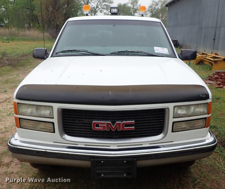 1997 GMC Sierra 2500 Ext. Cab utility bed pickup truck in Nickerson, KS ...