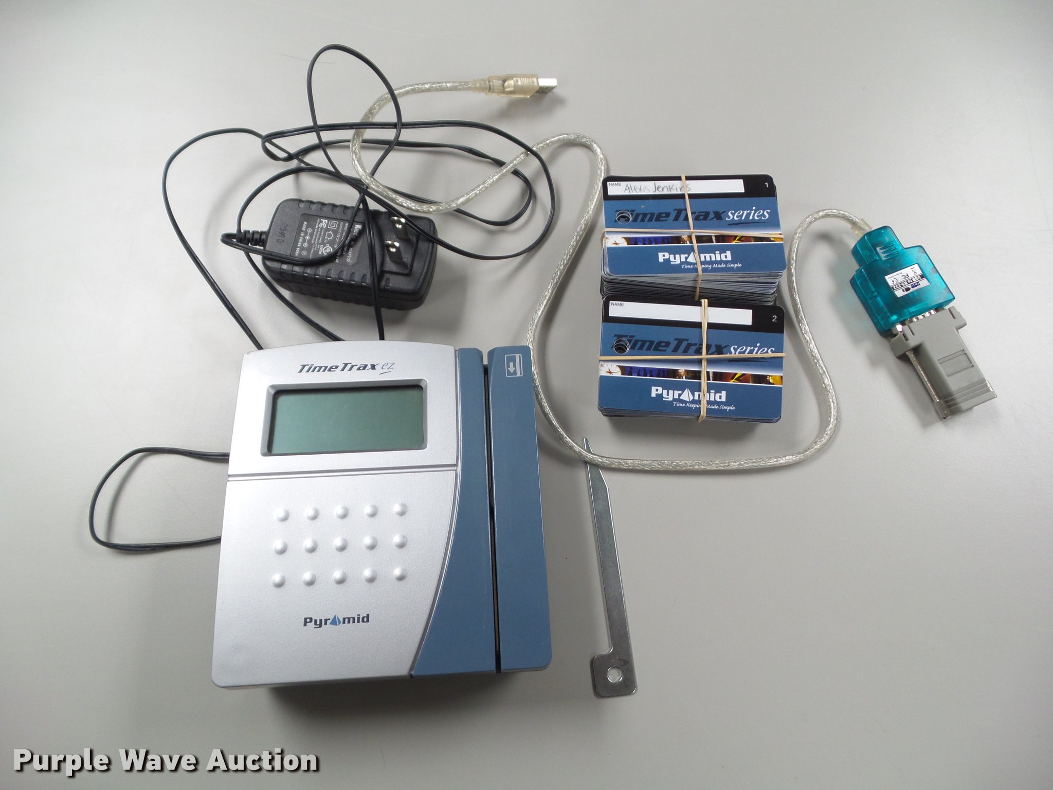 TimeTrax EZ time clock in Des Moines, IA | Item EM9164 sold | Purple Wave