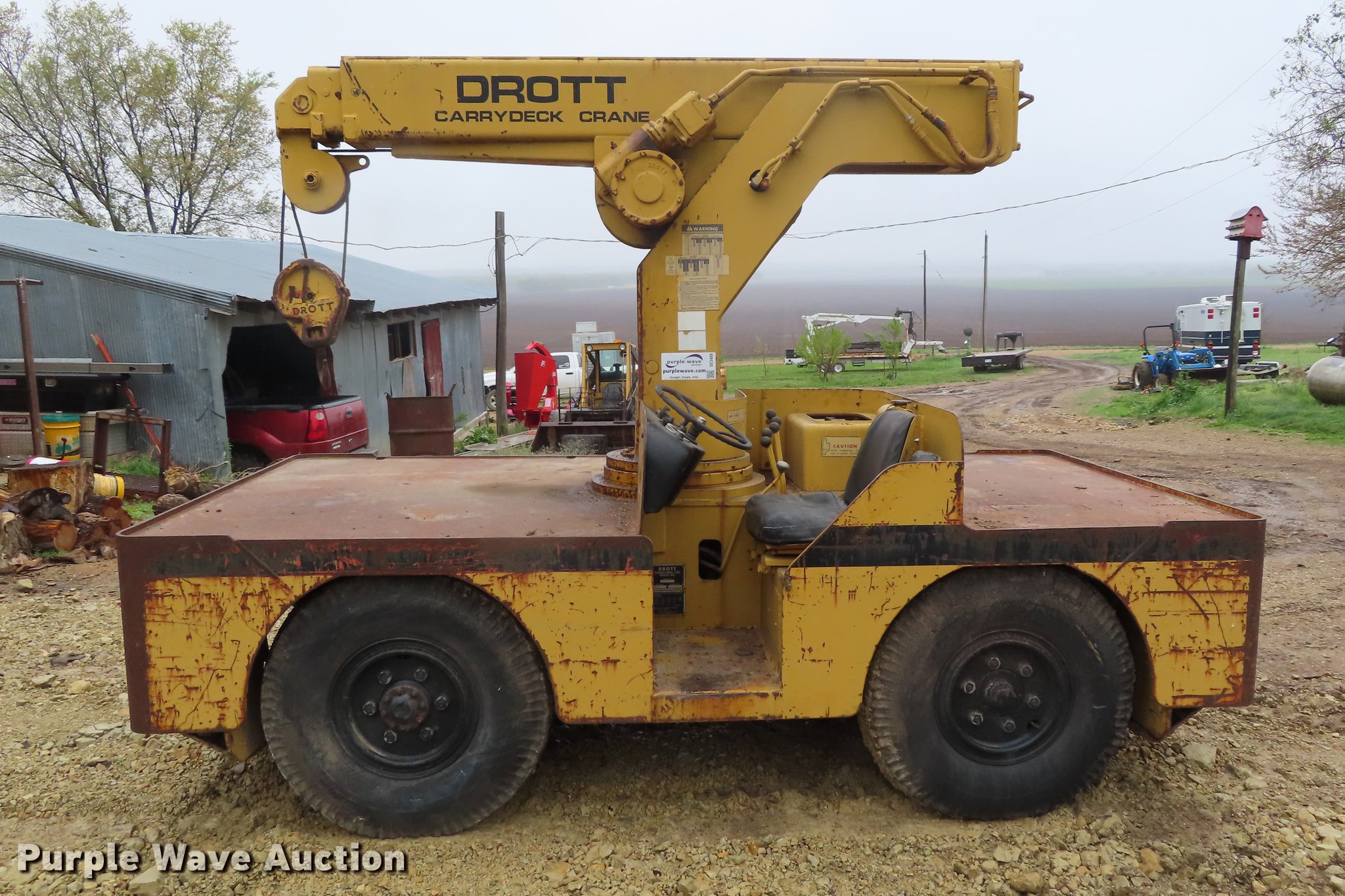 Drott 85 crane in Blue Rapids, KS | Item DE3489 sold | Purple Wave