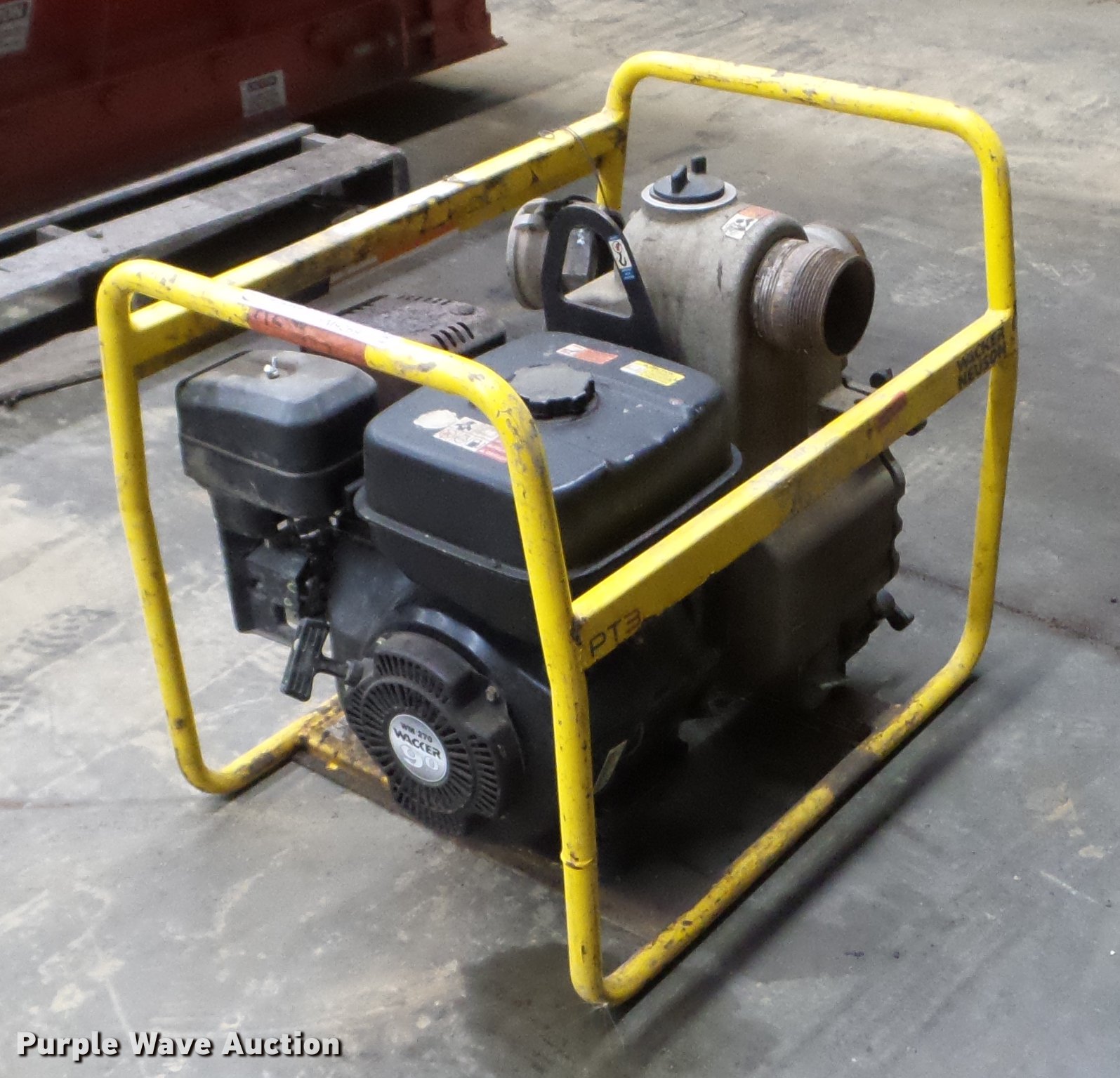 Wacker Neuson water pump in Webster, MN | Item FM9269 sold | Purple Wave